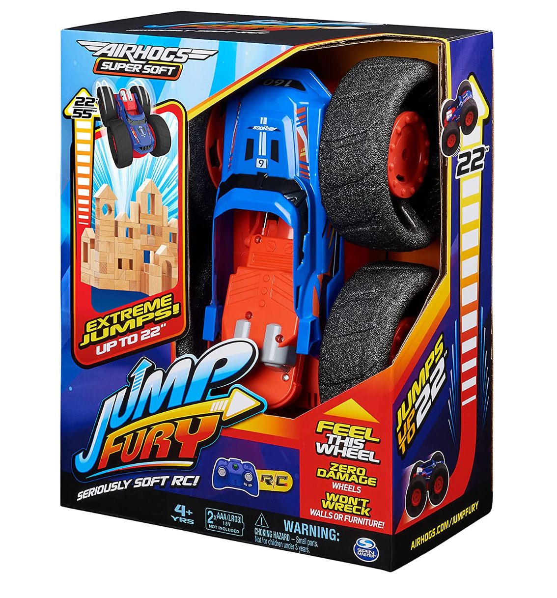 Air Hogs Vehículo Radio Control Jump Fury 004 – Alebrije Toy