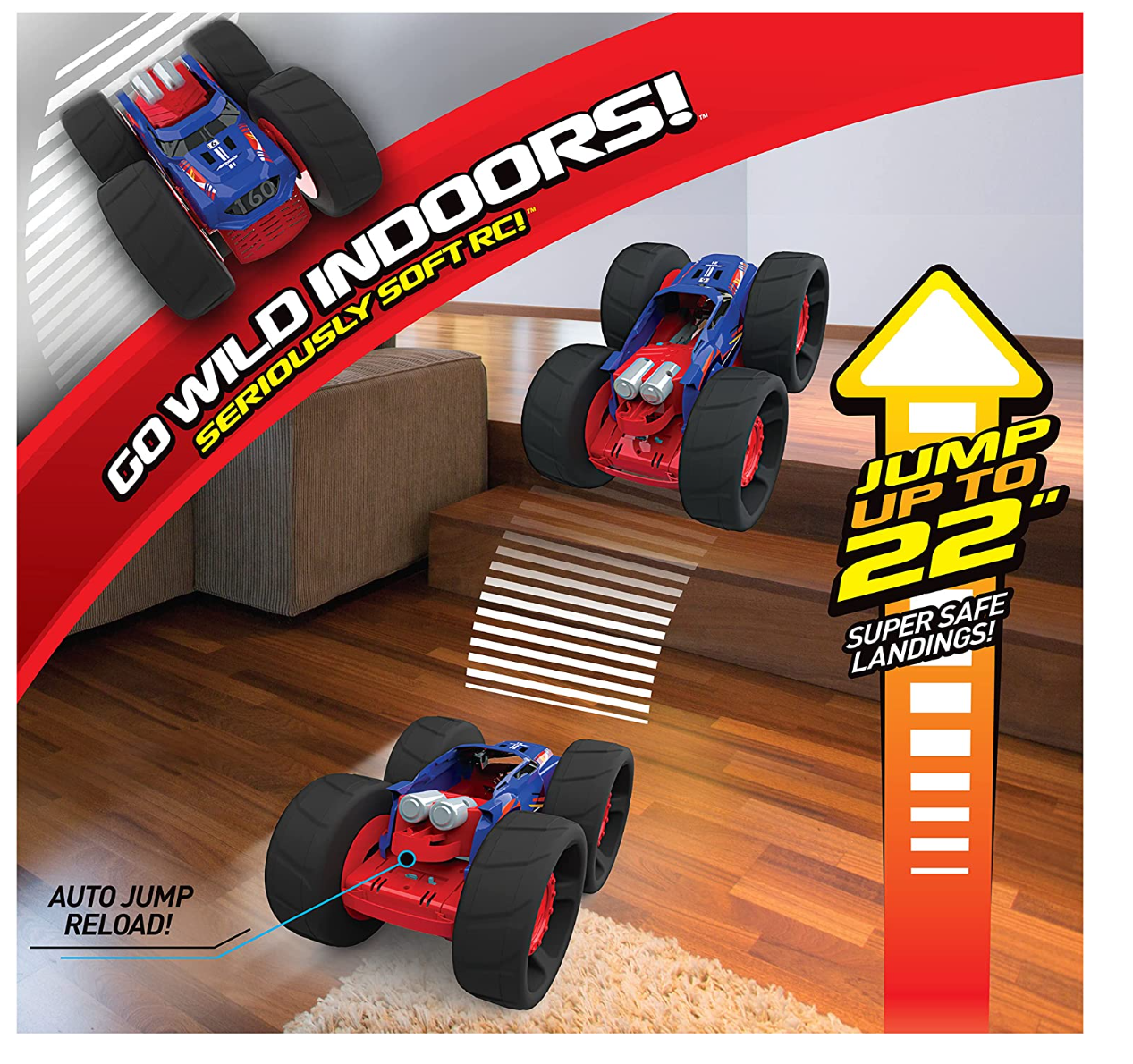 Air Hogs Vehículo Radio Control Jump Fury 004 – Alebrije Toy
